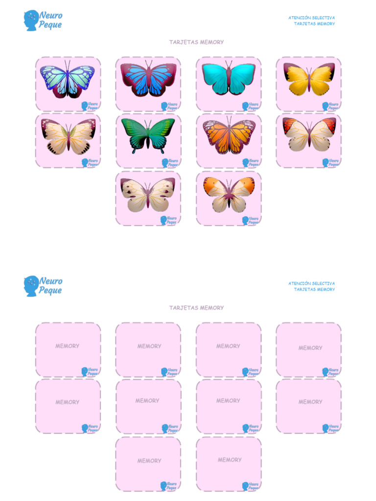 Memoria de las Mariposas: Atención Selectiva | PDF