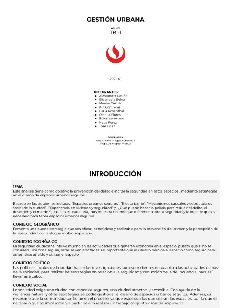 Mapa Integrador y Caja de Herramientas TB1 G1 | PDF | Policía | Diseño