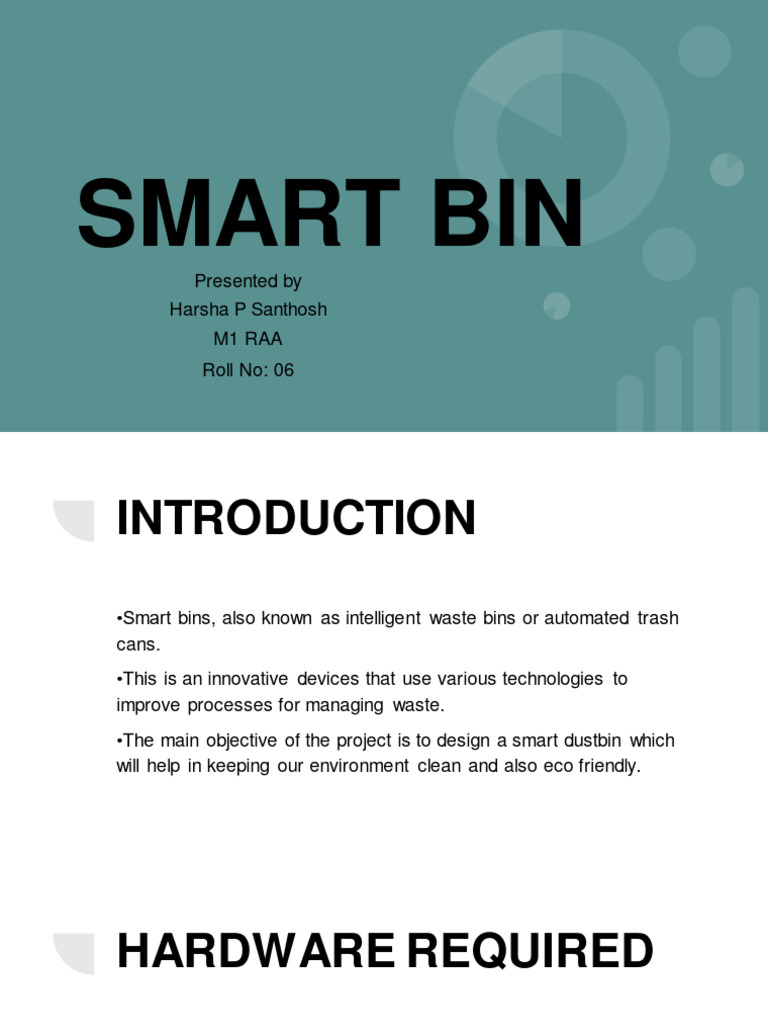 Smart Bin Tech for DIY Enthusiasts | PDF