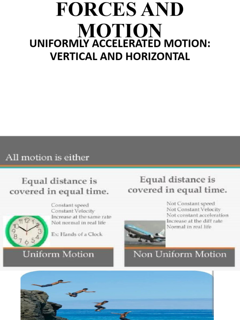 Understanding Uniformly Accelerated Motion | PDF | Acceleration | Velocity