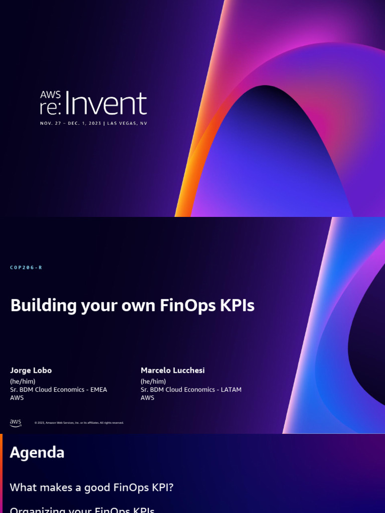 FinOps KPIs for Cloud Efficiency | PDF | Performance Indicator | Amazon Web Services