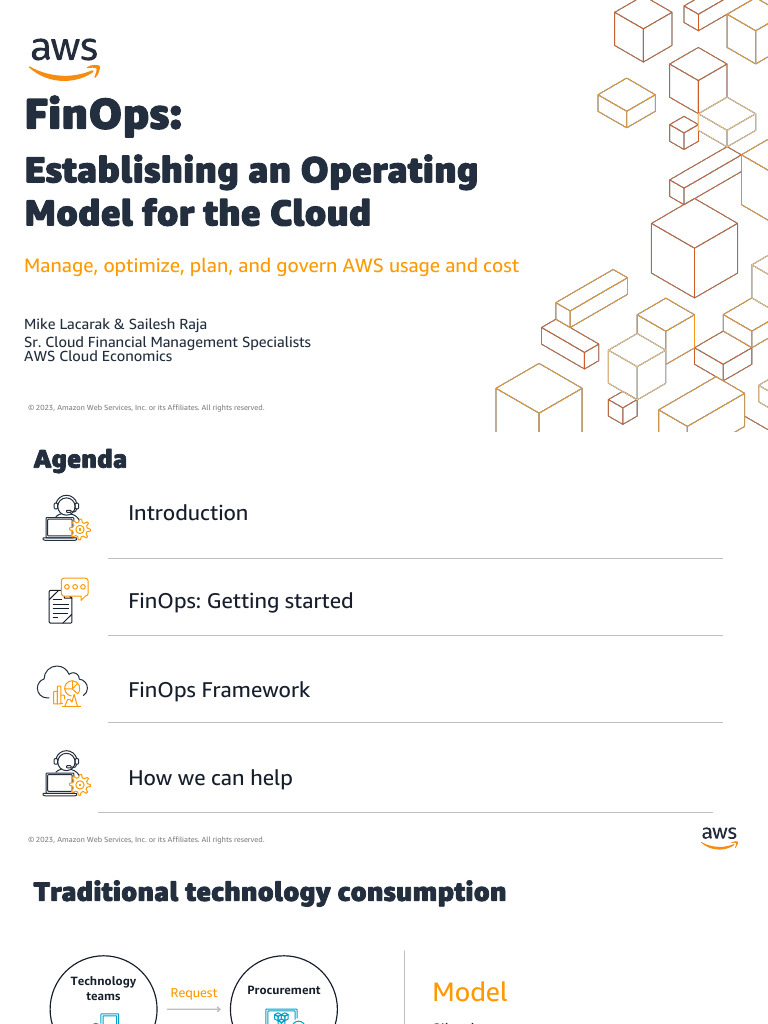 FinOps Establishing An Operating Model For The Cloud | PDF | Cloud ...