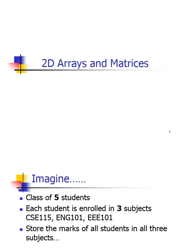 2 DArray | Download Free PDF | Matrix (Mathematics) | Integer (Computer Science)