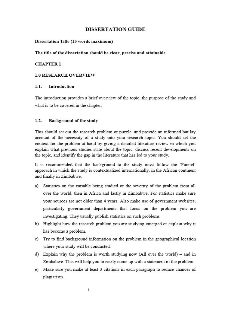 Dissertation Guide | Download Free PDF | Methodology | Quantitative Research