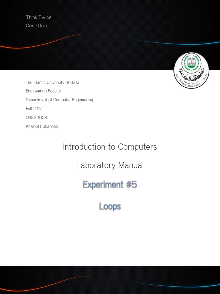 Lab-5-Loops | PDF | Control Flow | Software Engineering