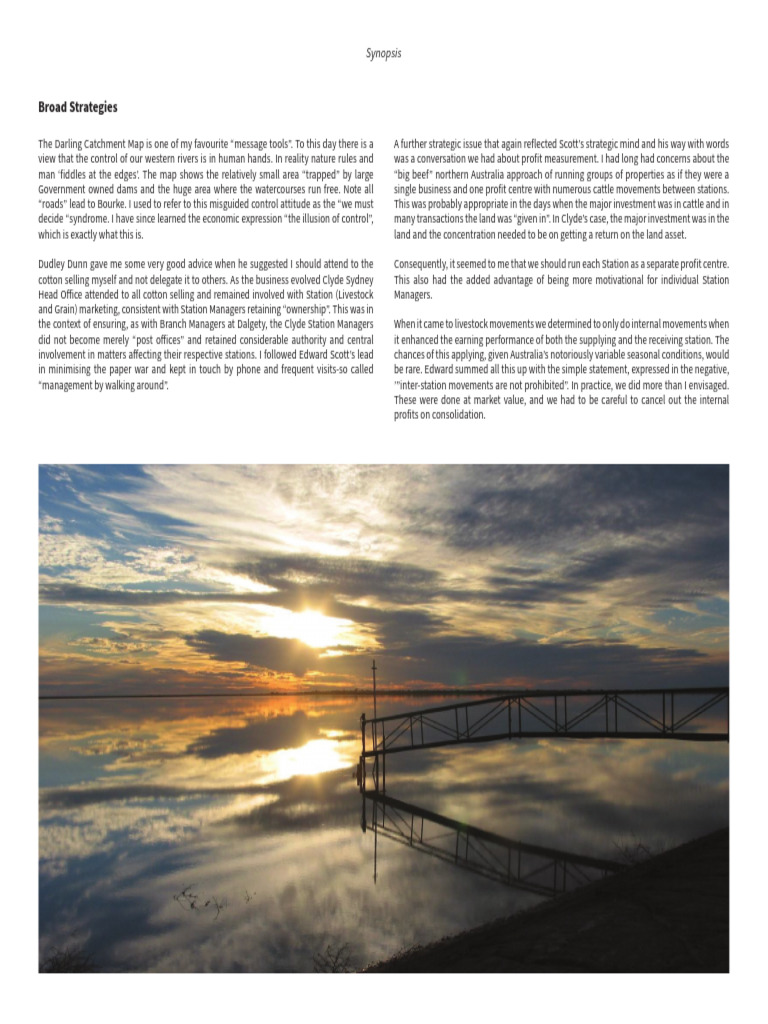 Broad Strategies: Synopsis | PDF | Sheep | Agriculture