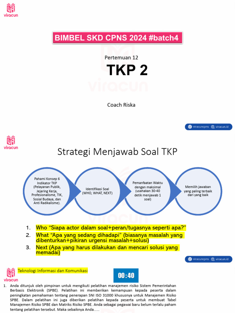 Live TKP 2 Pembahasan | PDF