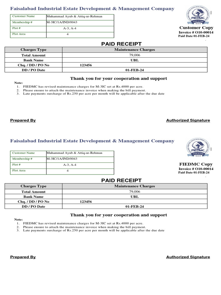 paid_receipt-4 | PDF | Invoice | Receipt