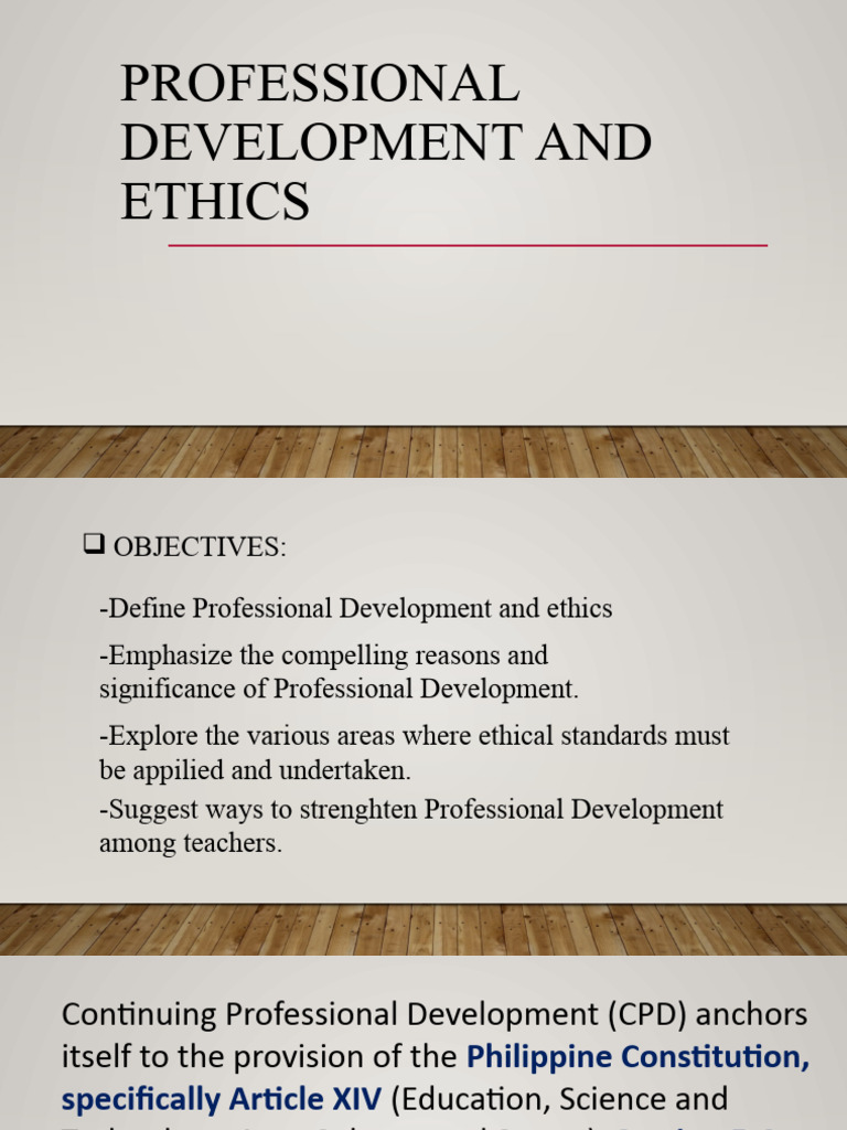 Professional Growth and Ethics | PDF | Teachers | Knowledge