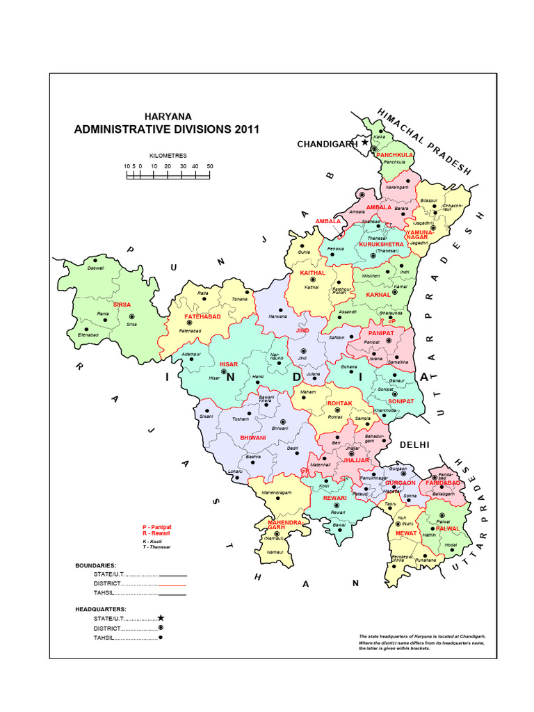 haryana Map | PDF
