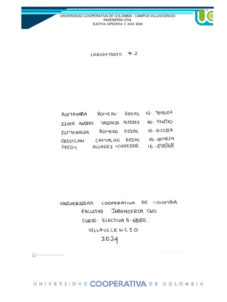 Laboratorio #2 | PDF