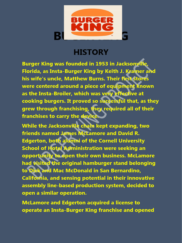 Buger King Ac Project | PDF | Financial Accounting | Business