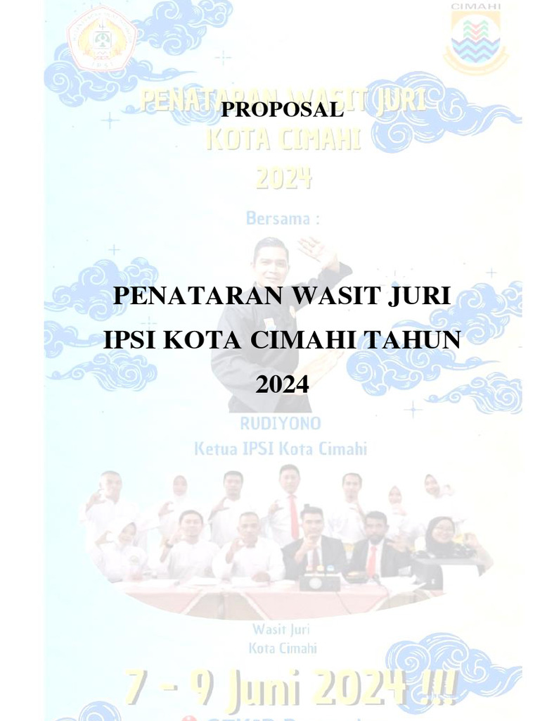Proposal Penataran Wasjur 2024-1 | PDF