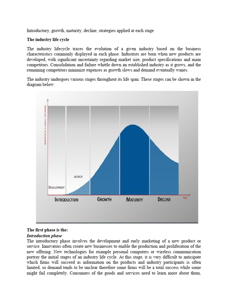Industry Life Cycle Group 3 | PDF | Strategic Management | Profit ...