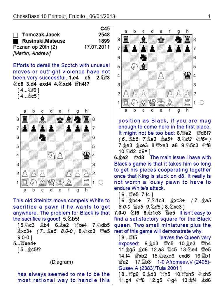 Andrew Martin First Steps in Chess Strat | PDF | Traditional Board ...