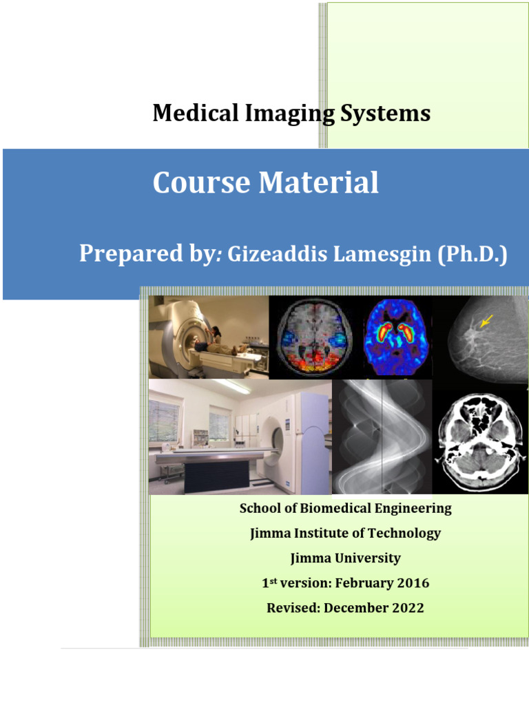Medical Imaging Modalities Module 2nd Edition | PDF | Medical Imaging ...