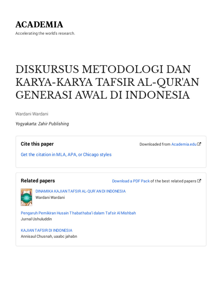2021 Tim Diskursus Metodologi With Cover Page v2 | PDF