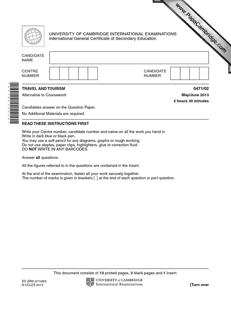 0471_s13_qp_2 | PDF | Airlines | Business Process