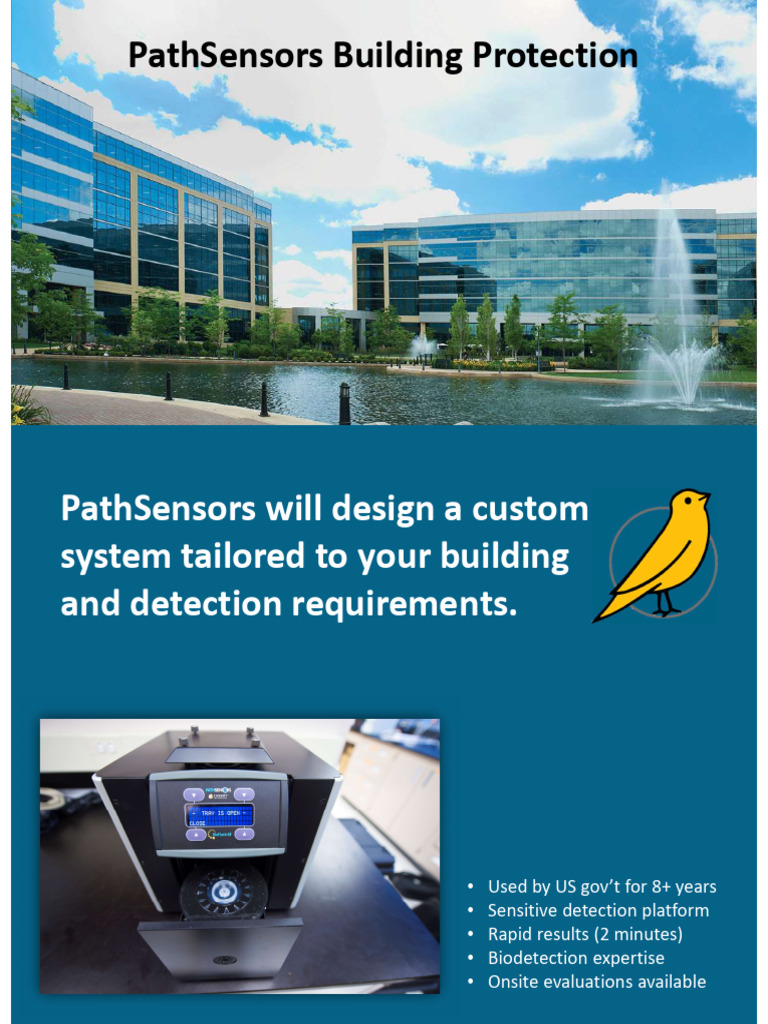 BioFlash BuildingProtection Brochure | PDF | Duct (Flow) | Biosensor