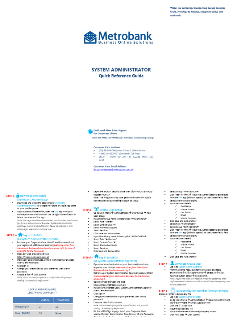 System Admin Setup Guide V4 1 Pdf Mobile App Password