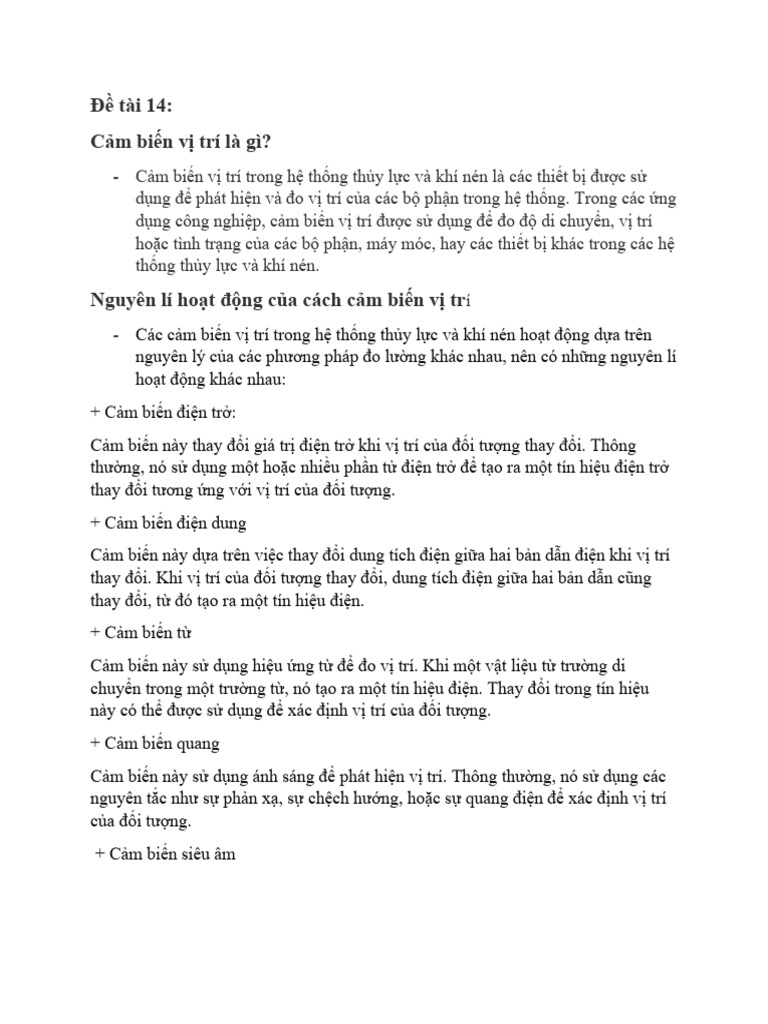 Hu NH Minh Huy - KT TH y L C Và Khí Nén | PDF