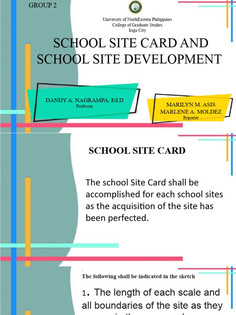 Chapter 2 - Efg School Site Card and School Site Development | PDF | Travel