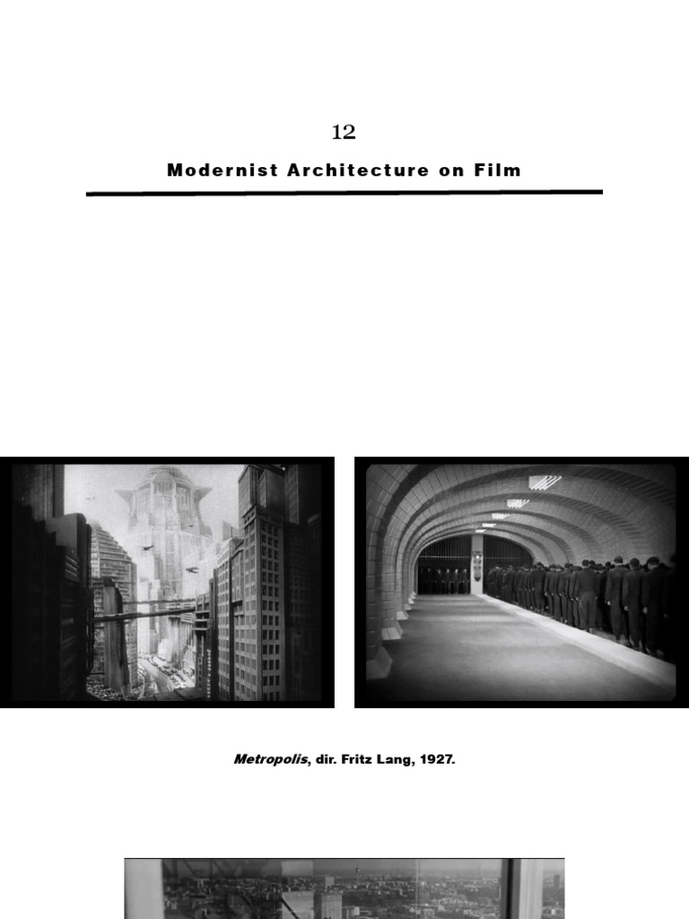 Modernist Architecture On Film | PDF