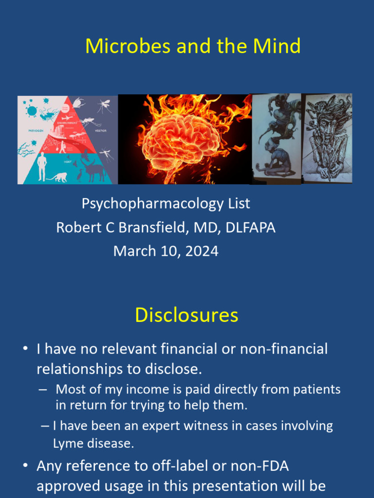 Microbes and The Mind Psychopharm List | PDF | Infection | Immune System