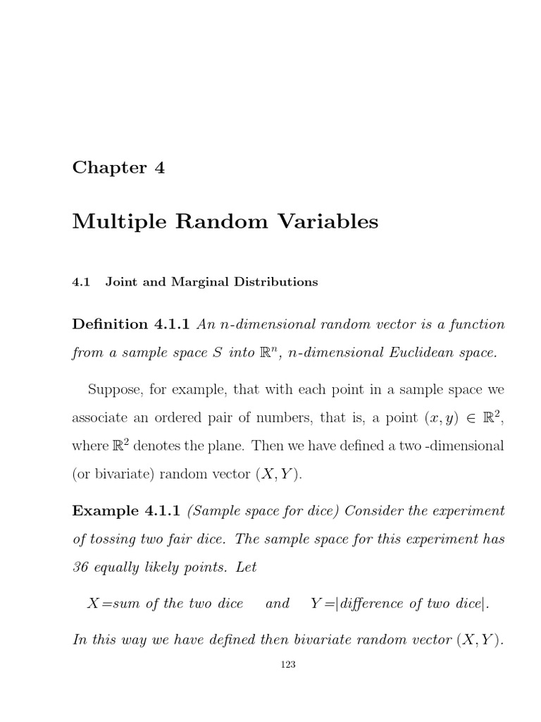 ST 610 Lect 4 | Download Free PDF | Probability Distribution | Probability Density Function