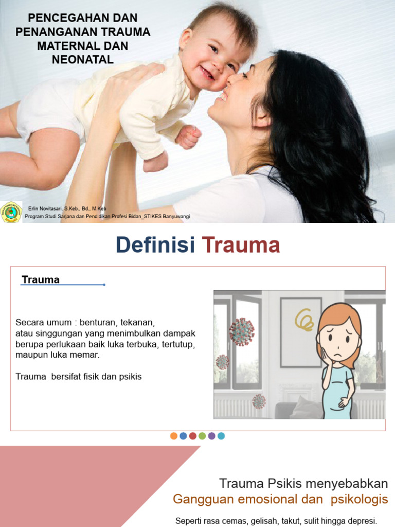 Psikologi - Trauma Maternal Perinatal | PDF