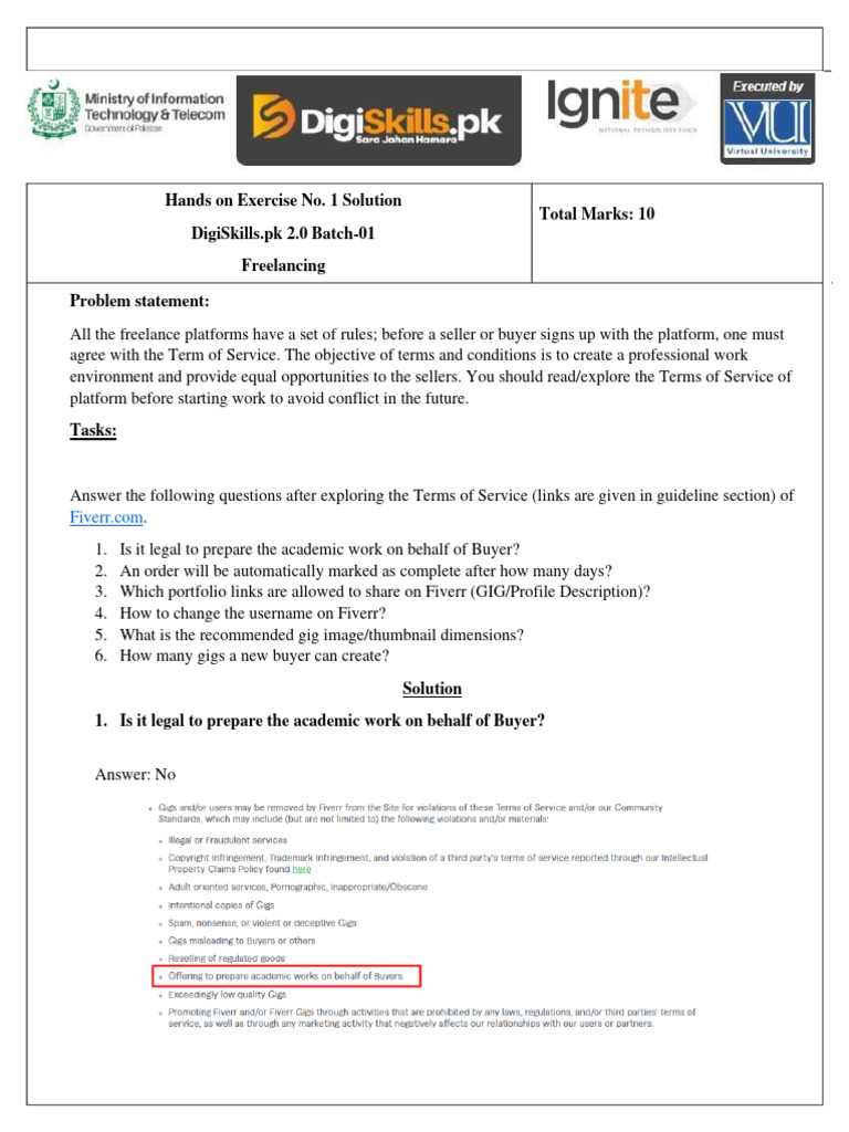 DSTP2.0-Batch-01 FRL101 1 SOL | PDF