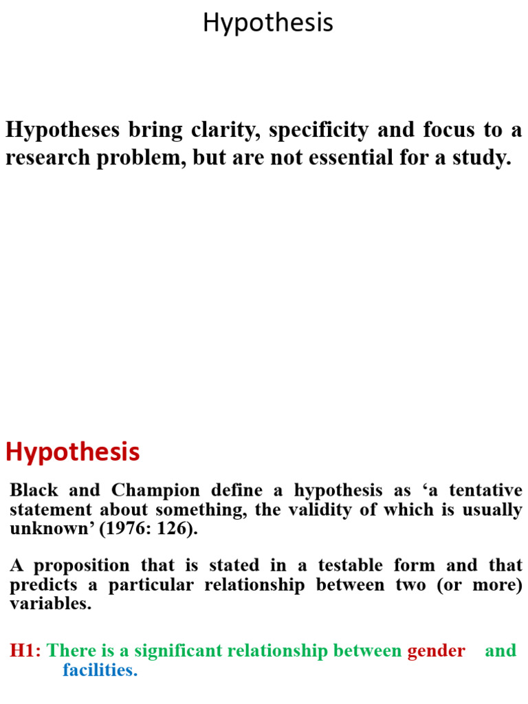 6th and 7th Hypothesis | PDF | Hypothesis | Type I And Type Ii Errors