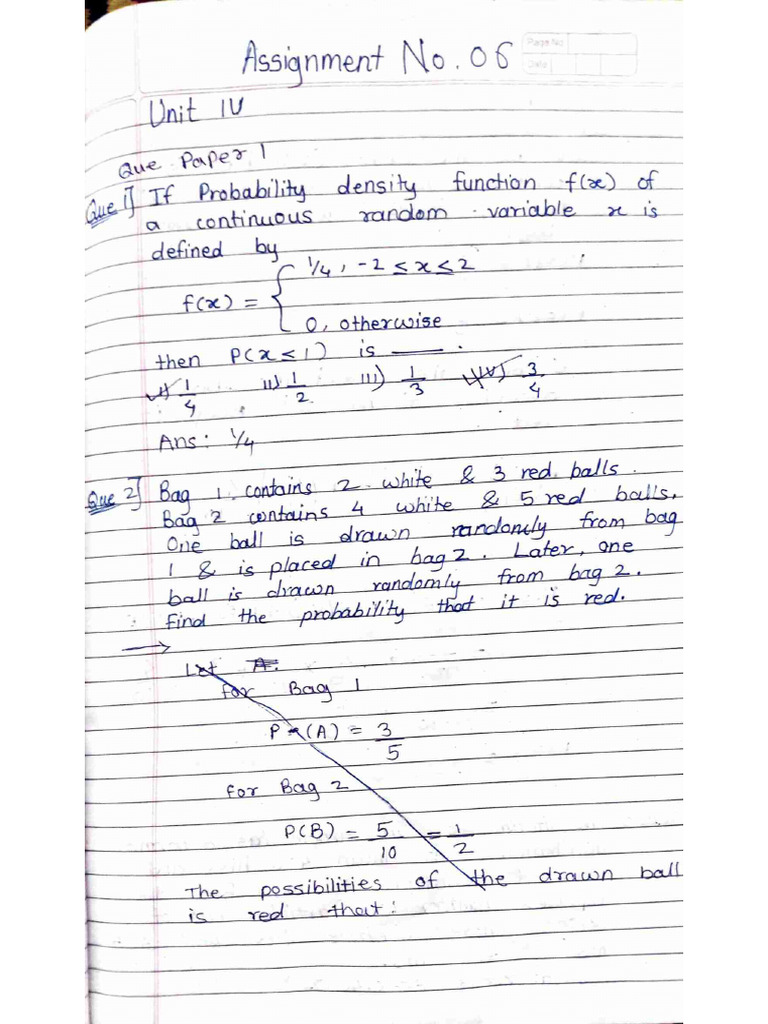 Assignment No 6 Pdf 