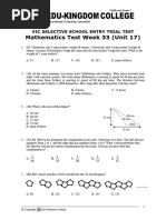 Edutest Practice Test for Year 10-3 | PDF