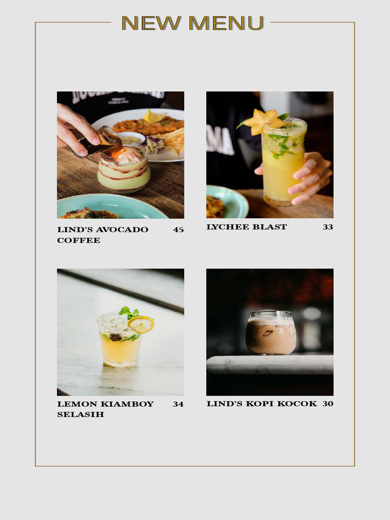 Lind's Food Menu | PDF | Hamburgers | French Fries