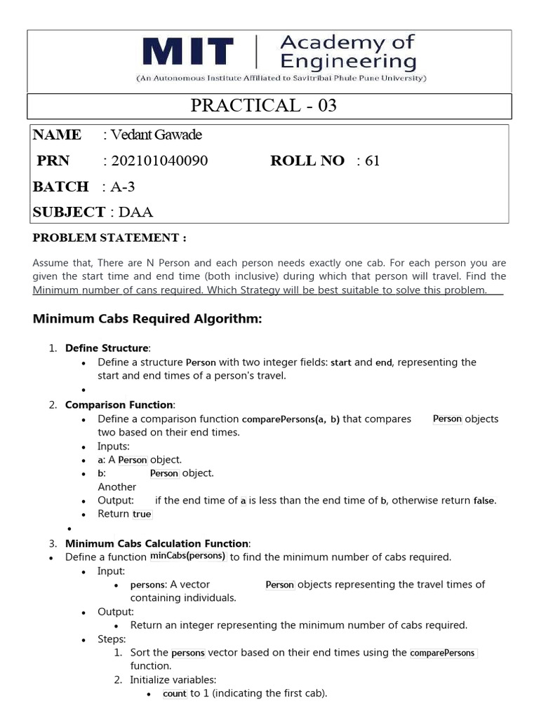 61 Practical 03 | PDF | Function (Mathematics) | Software Engineering