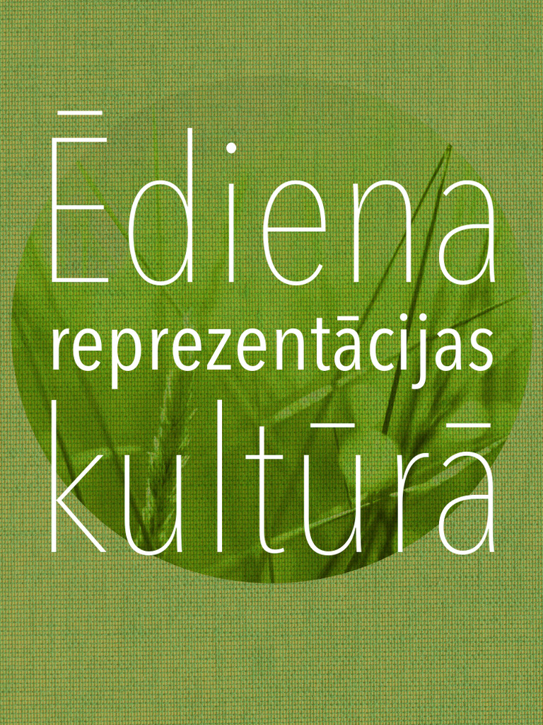 Ediena Reprezentacijas Kultura | PDF