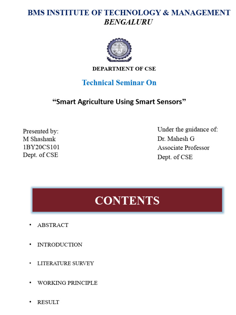 Smart Agriculture Using Smart Sensors Download Free Pdf Agriculture Computing