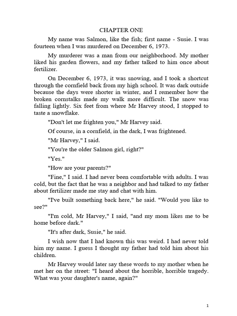 The Lovely Bones by Alice Sebold | PDF