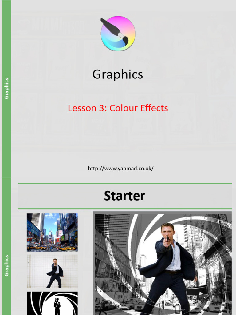 Graphic Editing: Colour Effects Guide | PDF | Image Editing | Software