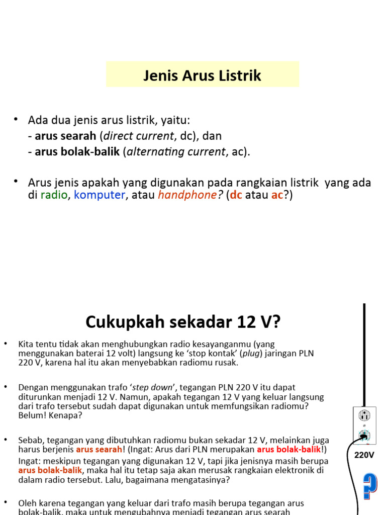 Rangkaian Listrik DC | PDF