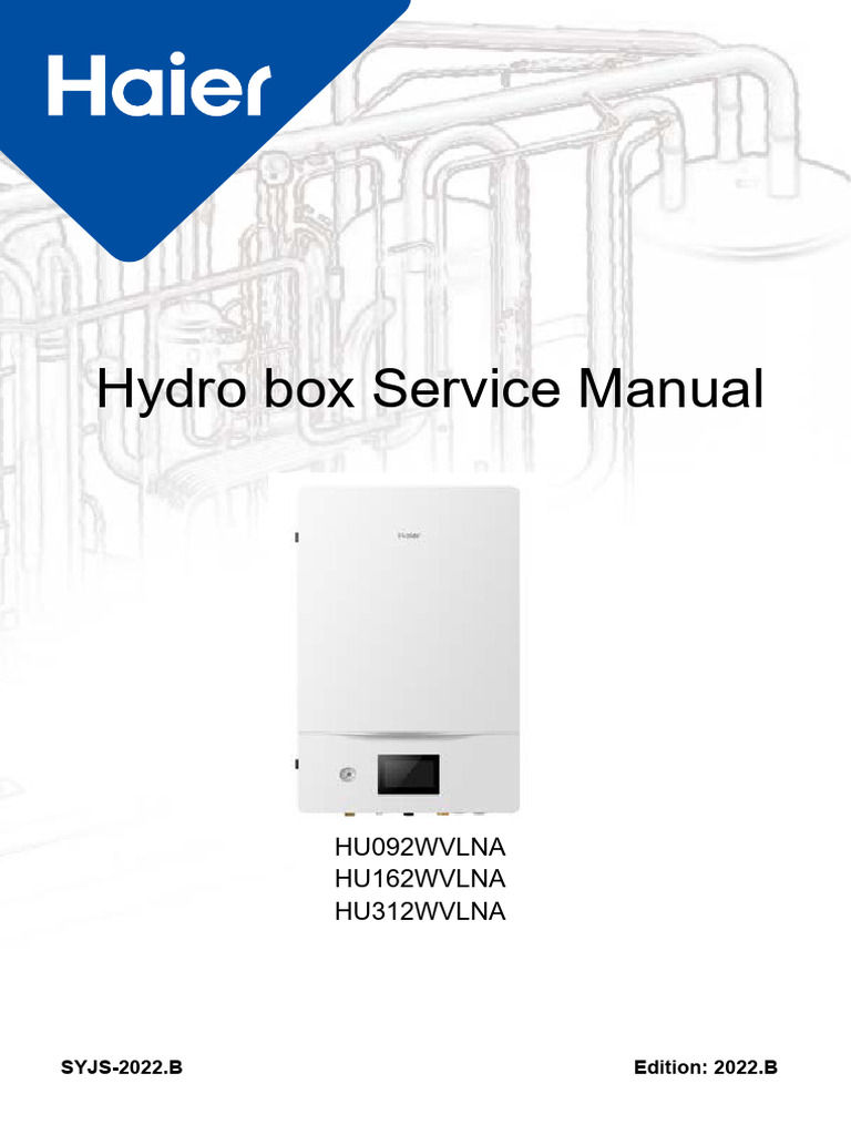Hydro Box Service Manual 2022 Edition | PDF | Heat Exchanger | Pump