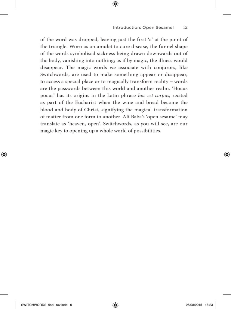Magic Words and Their Origins | PDF