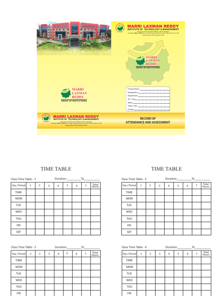 Record of Attendance 2023 New | PDF | Academia | Educational Stages