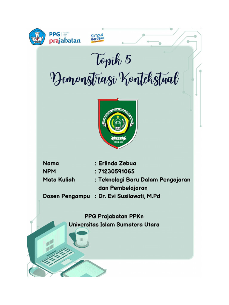 Topik 5 Demonstrasi Kontekstual TBDPDP | PDF