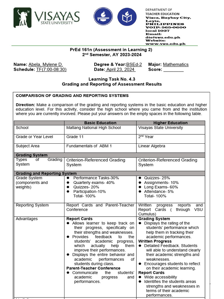 PrEd 161n LT4 (2) .3 | PDF | Learning | Cognition
