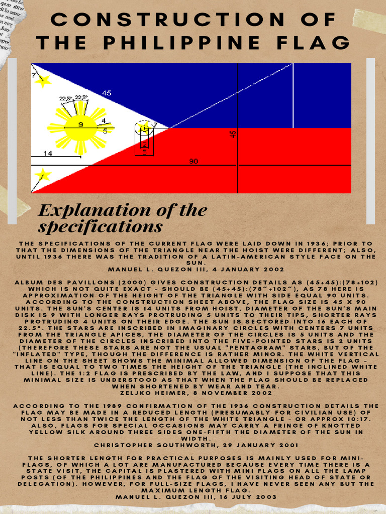 Villados - 1F - Construction of The Philippine Flag | Download Free PDF ...
