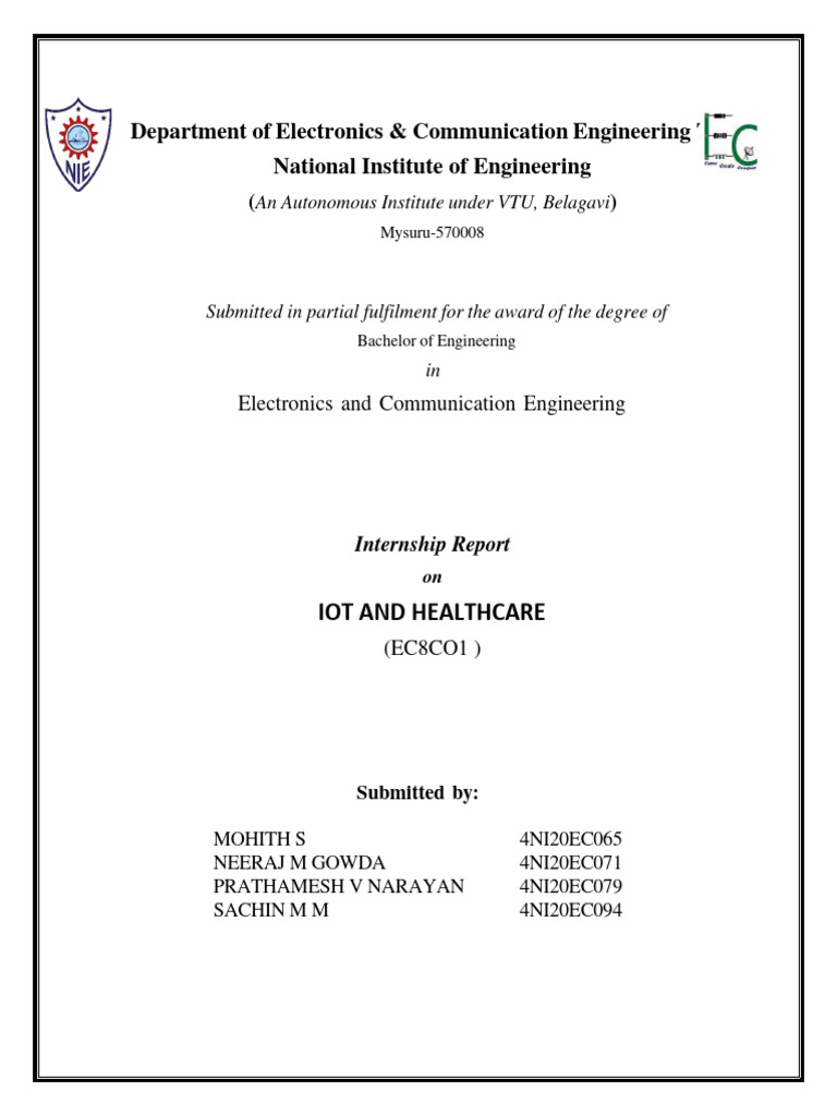 Intenship Report | Download Free PDF | Internet Of Things | Arduino