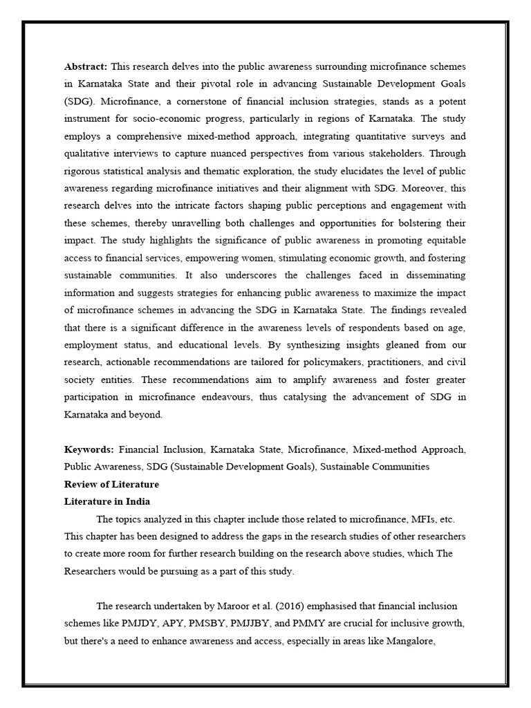 Book Chapter Pdf Microfinance Poverty Reduction