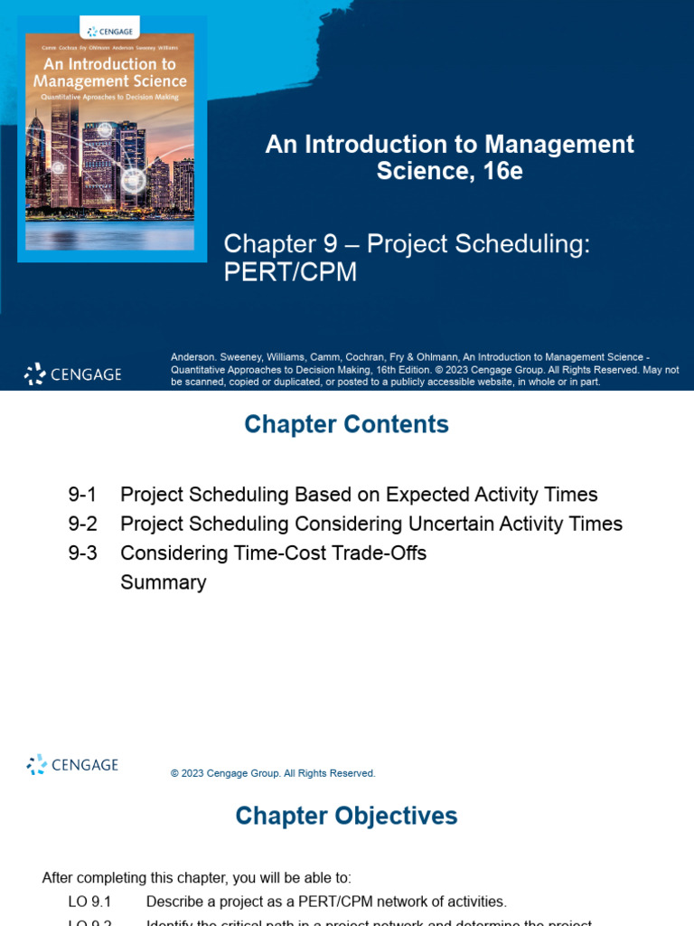 IMS 16e Ch09 PowerPoint | PDF | Mathematical Optimization | Variance